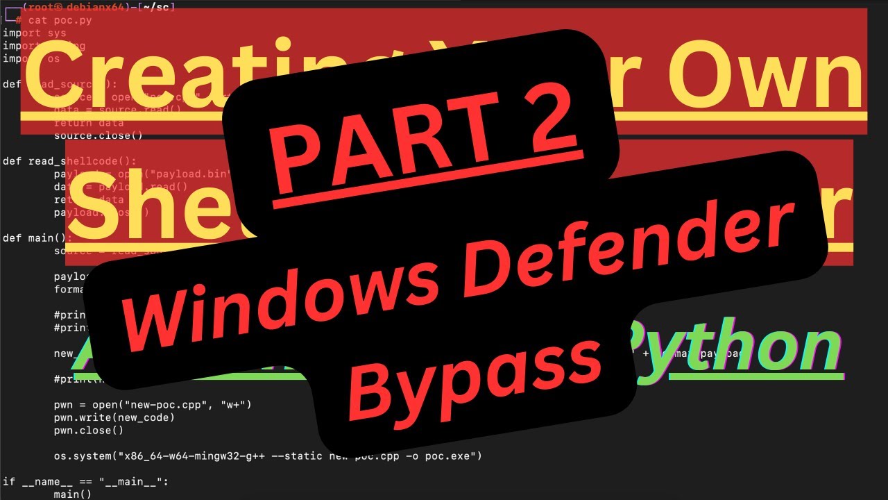 Shellcode Loader/Execute Shellcode - Automate with Python Programming! [Part 2]