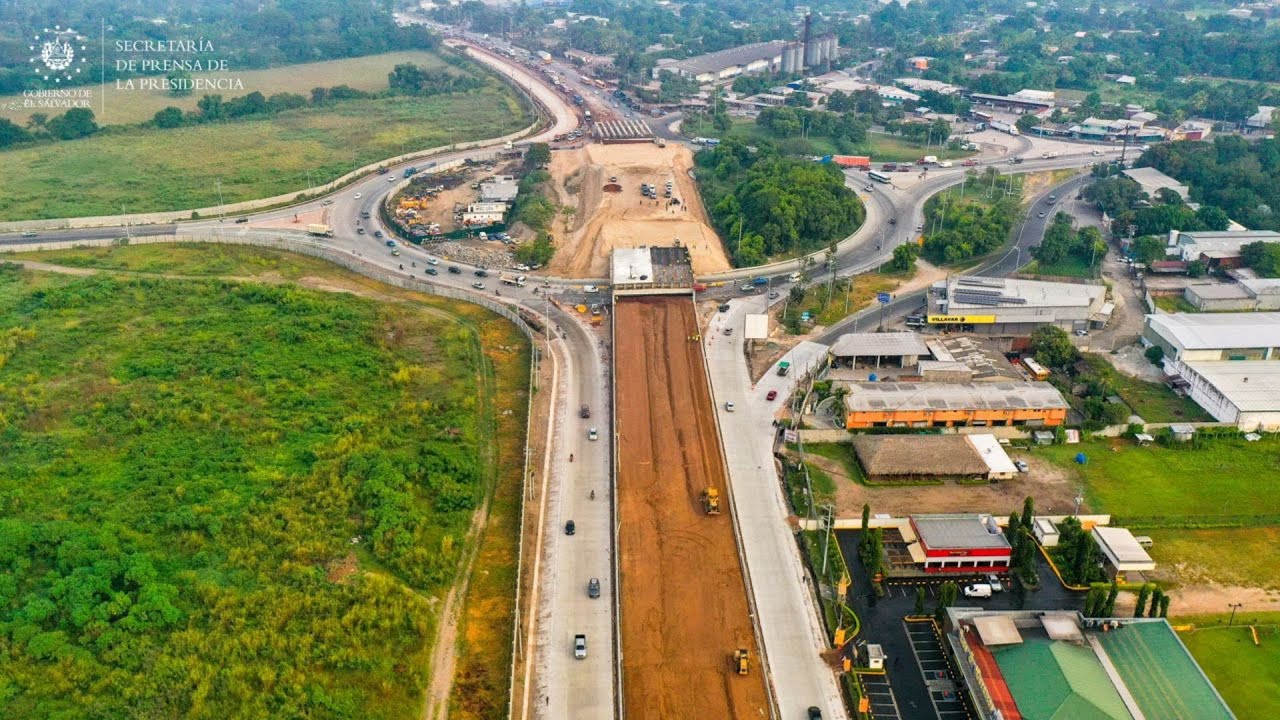 Gobierno avanza en la construcción del paso a desnivel en San Juan Opico