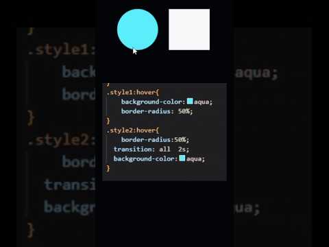 Css Transition & Not Transition #coding #htmlcss #transitions #webdesign