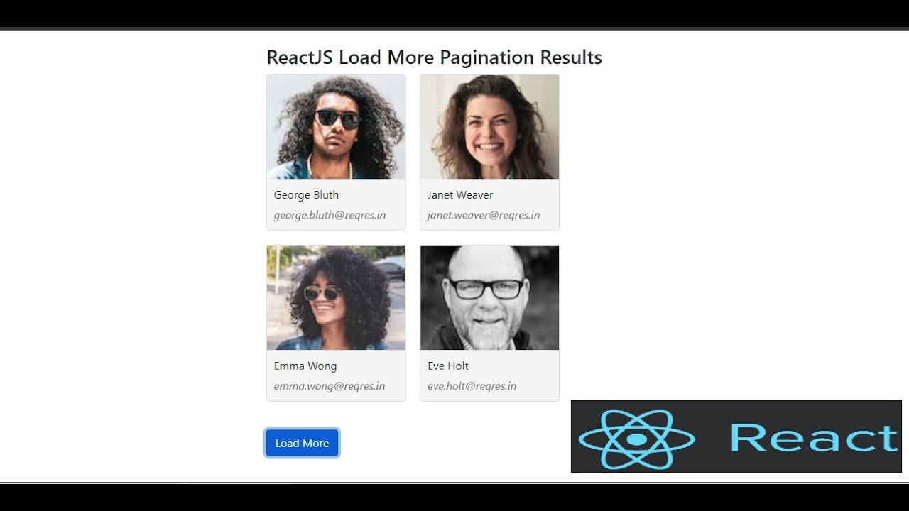 ReactJS Load More Pagination Results