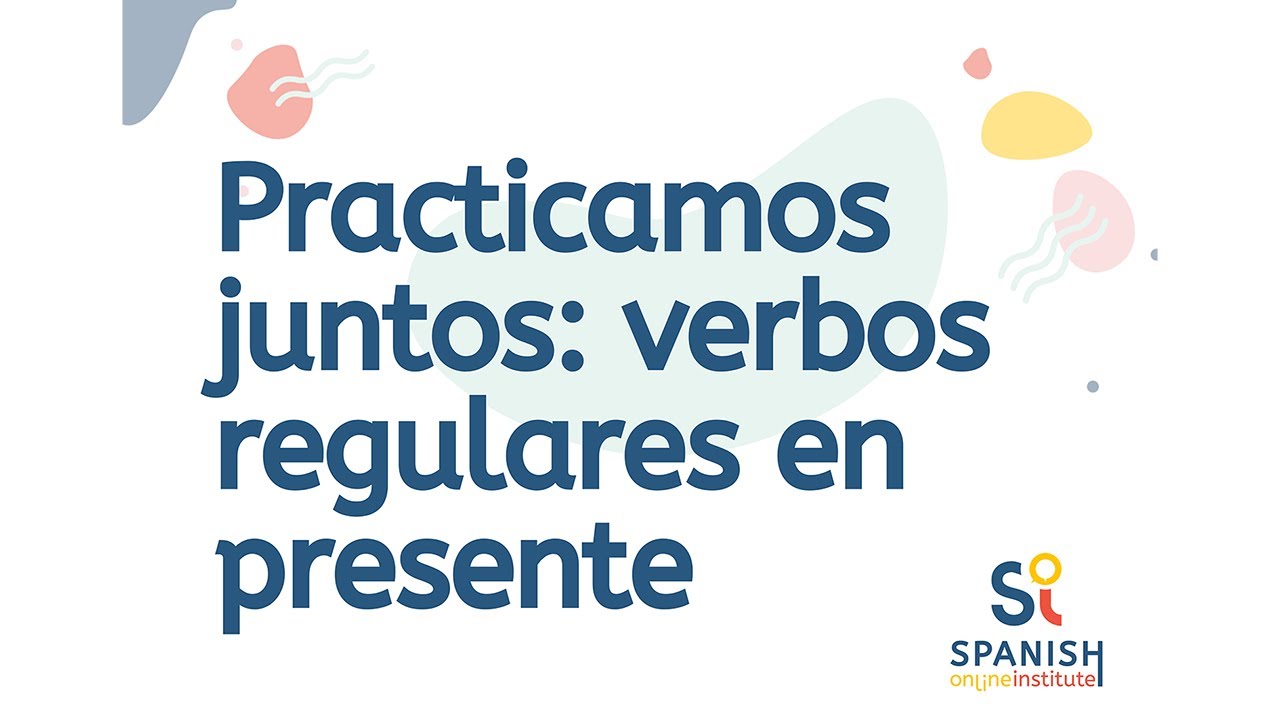 📒✏️VERBOS REGULARES EN PRESENTE: Practica las terminaciones de cada conjugación en español