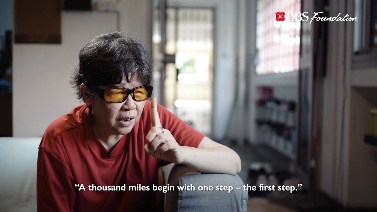 DBS Foundation | How a senior overcame her fear of vision loss through digital upskilling