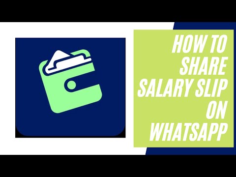 How to share Salary slip on Whatsaap?