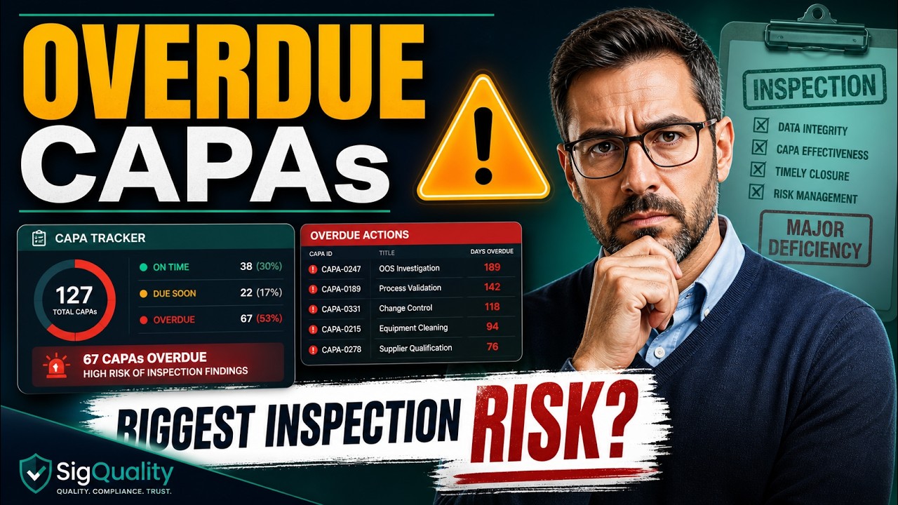 Why Overdue CAPAs Are Your Biggest Inspection Risk Right Now