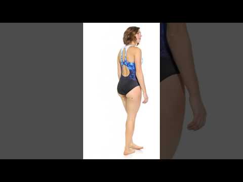 Speedo Women's Printed High Neck One Piece Swimsuit | SwimOutlet.com