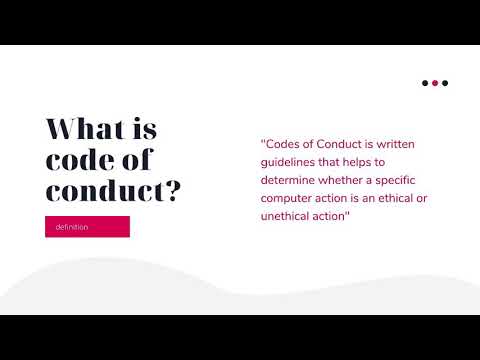 SEM 1 CODES OF CONDUCT ( COMPUTER ETHICS)