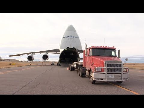Largest cargo plane in the world touches down at Billings airport