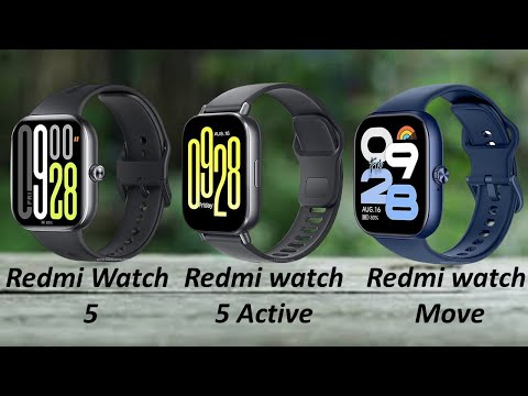 Redmi watch 5 vs Redmi watch 5 Active vs Redmi watch Move