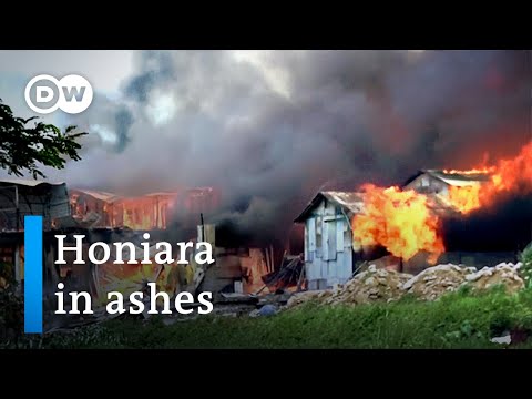 Solomon Islands: Rioting over China leaves Honiara in ruins | DW News