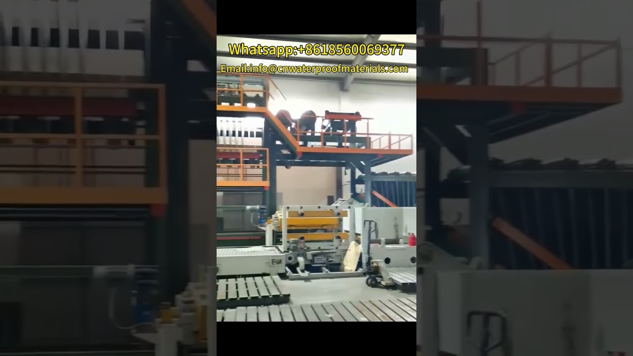 Zhengtai SBS/APP Modified Bitumen Waterproofing Membrane Workshop