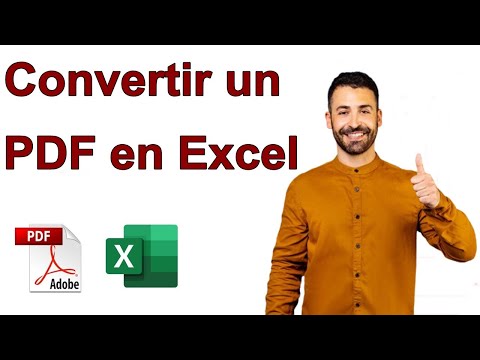 Comment Convertir un PDF en Excel