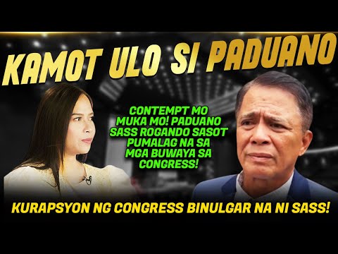 FINISH NA! KAKAPASOK LANG SASS ROGANDO SASOT SINAGOT SI ABANTE AT ROMUALDEZ / PADU@NO KAMOT ULO Na