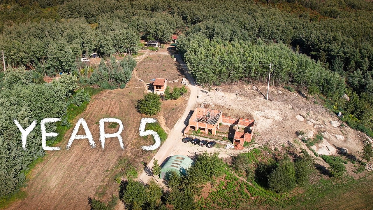 YEAR FIVE. Everything we built on our abandoned land