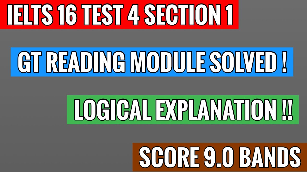 IELTS Cambridge 16 Test 4 Section 1 P-1 GT Reading with logical explanation I The best hiking boots