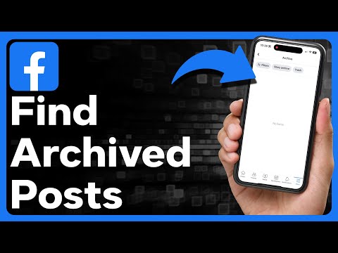 How To Find Archived Posts On Facebook