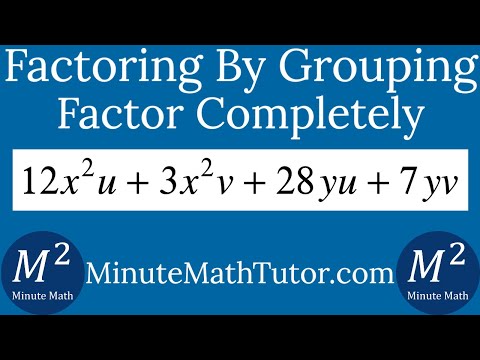 Factor 12x^2u+3x^2v+28yu+7yv