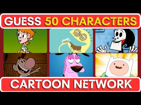 Can You Guess These 50 Cartoon Network Characters? Cartoon Network Characrter Quiz