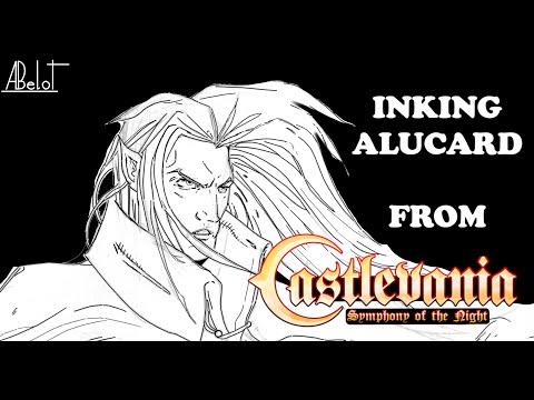 INKING ALUCARD from CASTLEVANIA: SOTN