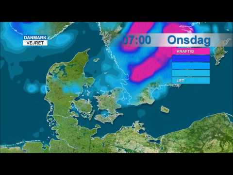 Danmark Vejret: Prognose for nedbør