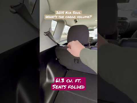 2015 Kia Soul Cargo Volume #shorts