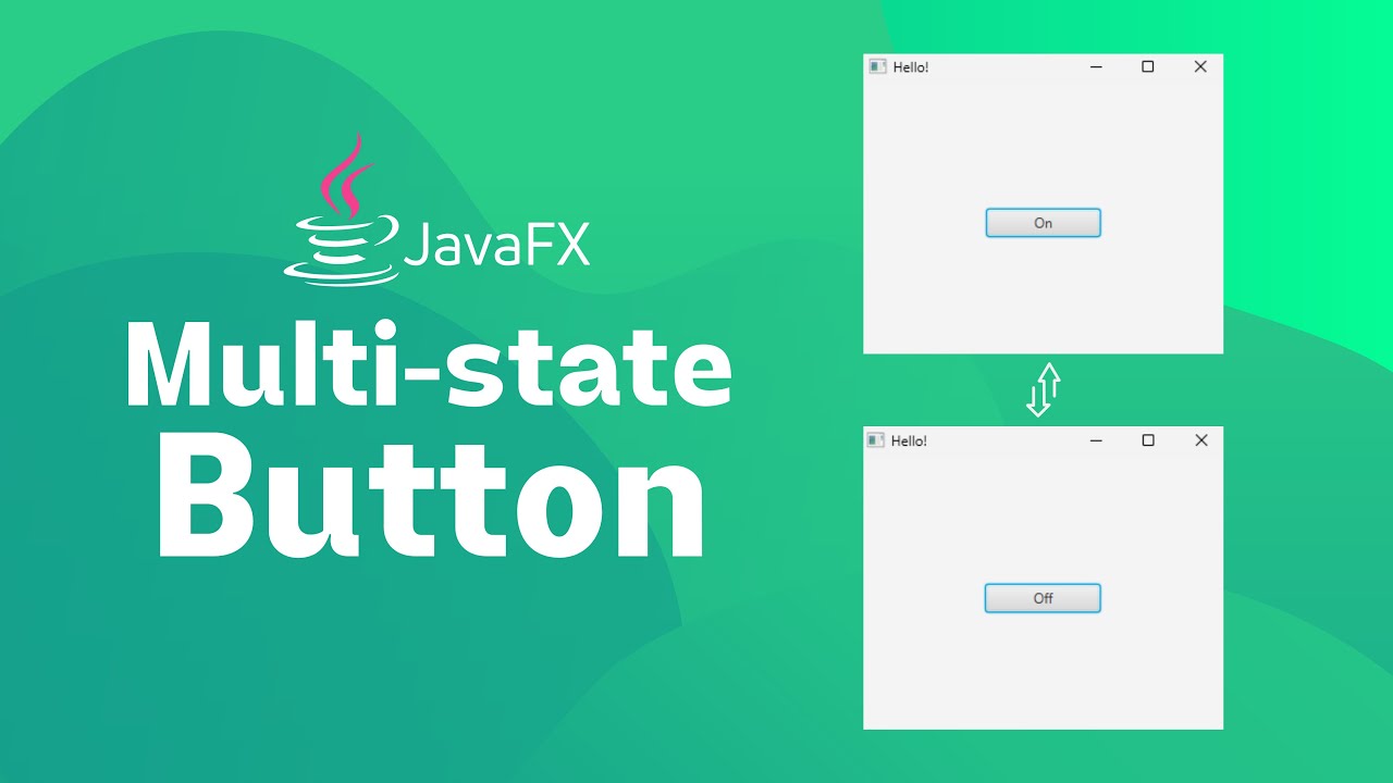 JavaFX - Custom Multi-state Button