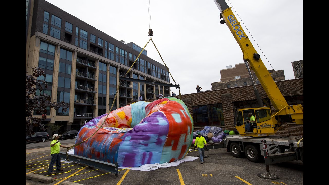 ArtPrize entry breaks world record for world's largest bean bag chair