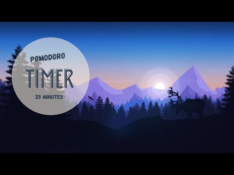 POMODORO TIMER - 25 MINUTES (WITH LOFI MUSIC)