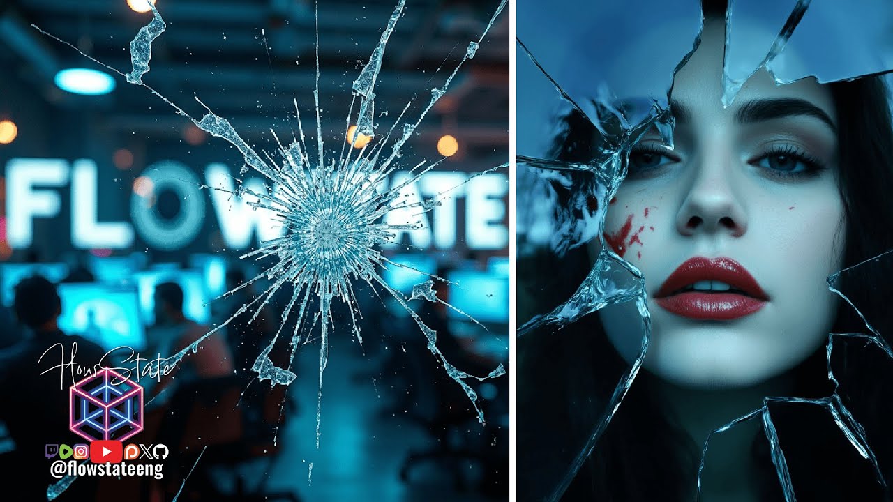 Broken Glass Effect in ComfyUI with Flux & Stable Diffusion!