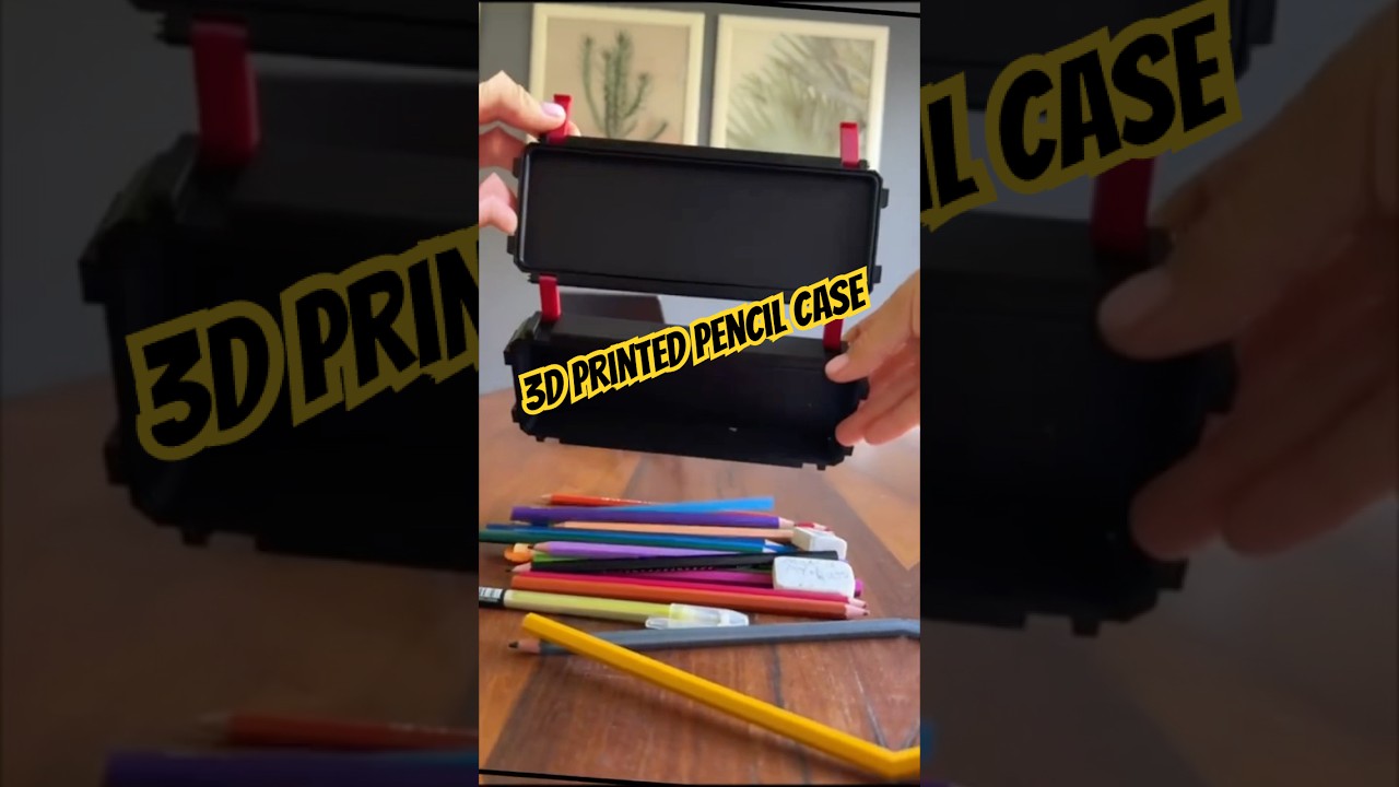 Makar’s 3D Printed Pencil Case #custom #3dprinting #design