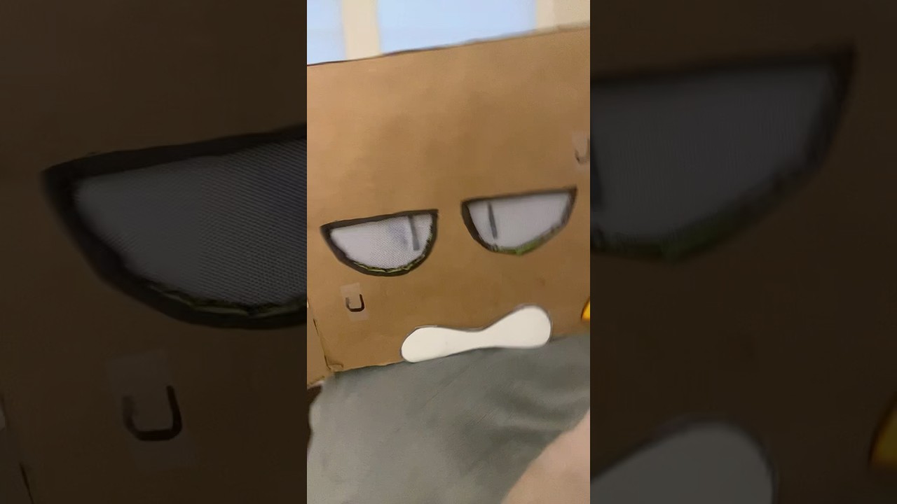 fixing my boxhead 😭 #art #paperdragons #boxhead #redo #shorts #fyp