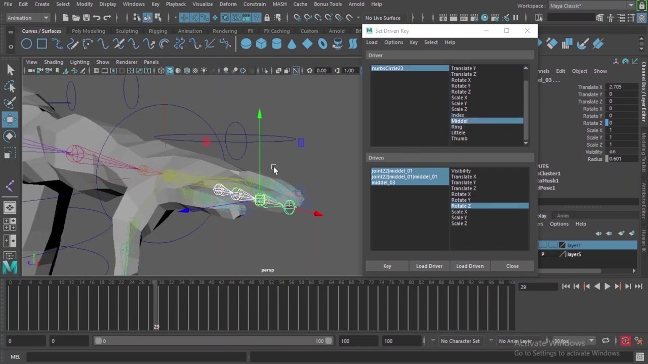 Maya Character rigging tutorial (Part -6) | Character rigging tutorial