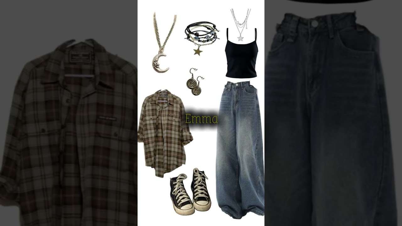 grunge outfits🌙||𝚙𝚊𝚛𝚝 𝚘𝚗𝚎|| #yournameyouroutfit #grunge #aesthetic #outfit #viralvideo #fyp