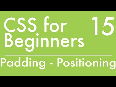 Basics Of CSS - Tutorial 15 - Using Padding to Style Elements