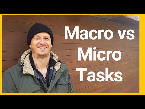 Javascript: Macro vs Micro Tasks