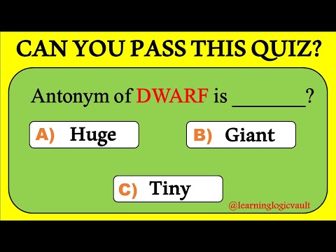 Antonyms Quiz : CAN YOU SCROE 10/10 ON THIS QUIZ? #4 #antonyms #2023