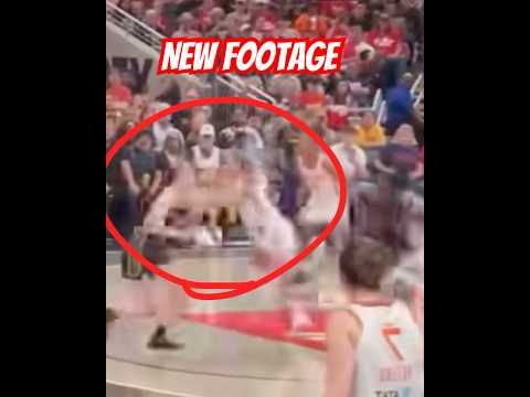 Caitlin Clark RECEIVED a Tech for getting BEAT Up! #caitlinclark #basketball #shorts