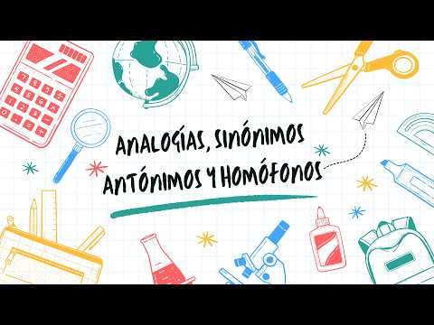 Domina Sinónimos, Antónimos, Analogías, Metáforas y Homófonos en Minutos