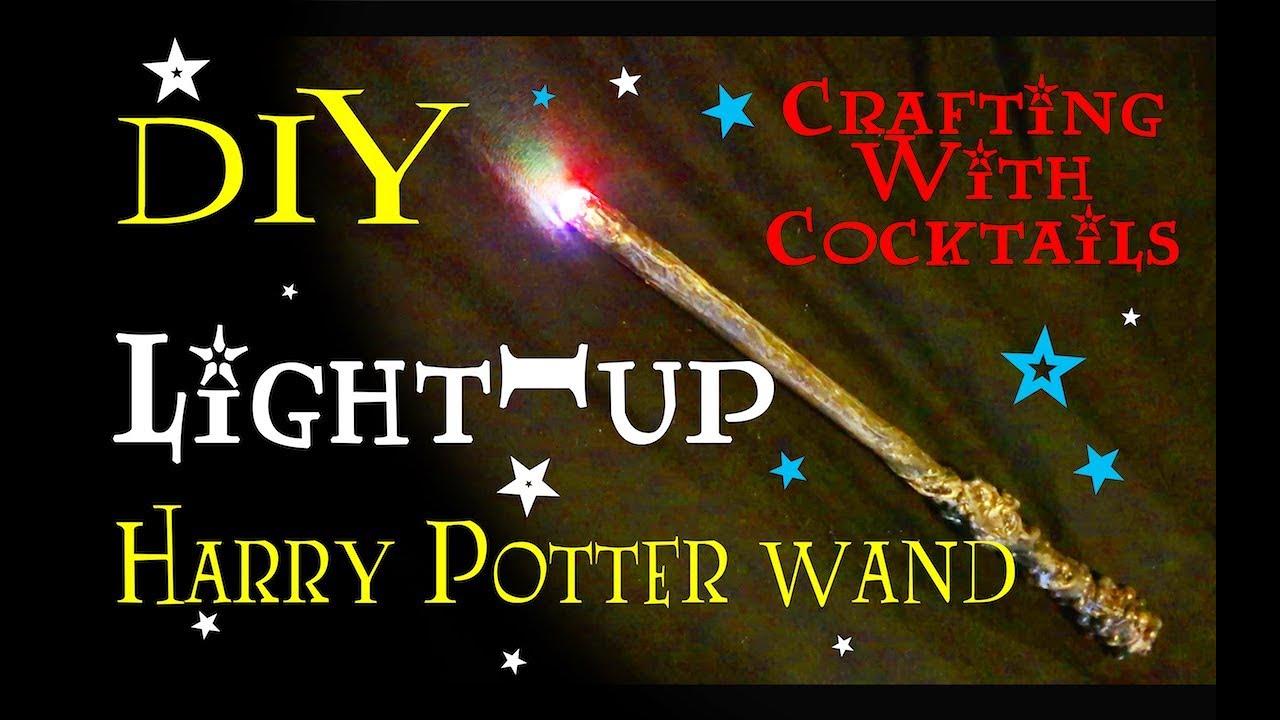 DIY Light-Up Harry Potter Wand - Crafting With Cocktails (4.18)