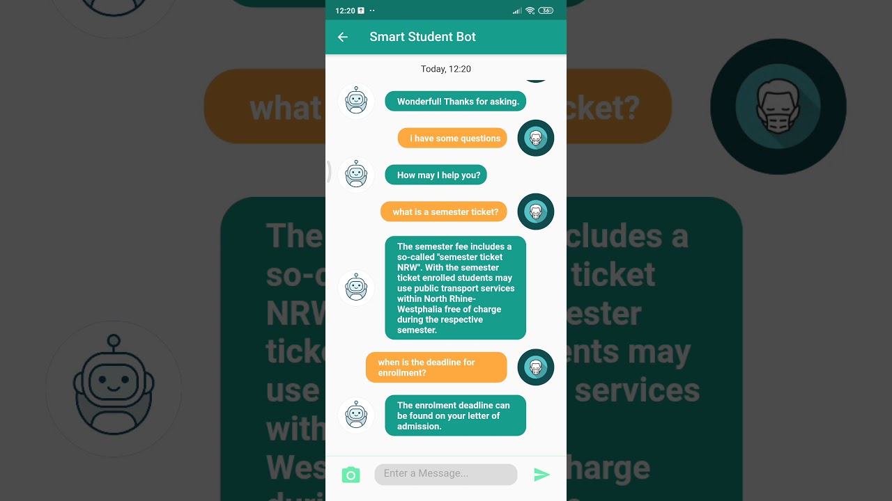 Chatbot Application with Google DialogFlow Using Flutter