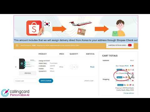 Shipping Option Guide: Air & Shopee