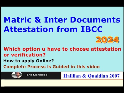 IBCC attestation Process | Document Verification from IBCC | IBCC Attestation | IBCC