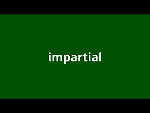 what is the meaning of impartial