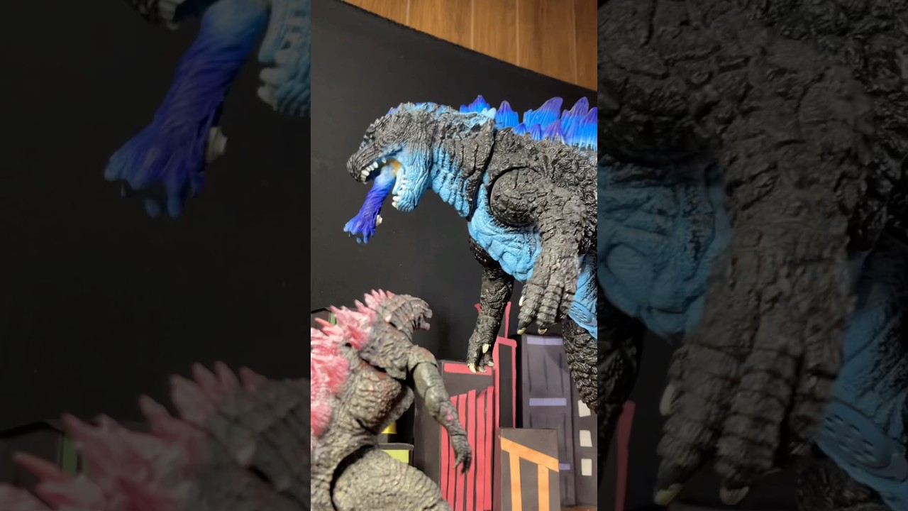 Godzilla seeing ￼something that’s not supposed to exist ￼ #comedy #familyguy #godzillaactionfigures