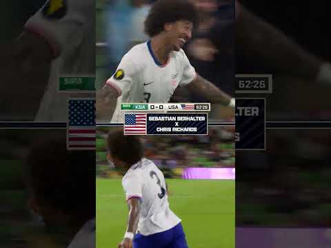Sebastian Berhalter x Chris Richards for the USA Goal ⚽️🤝 #USMNT #GoldCup #goal