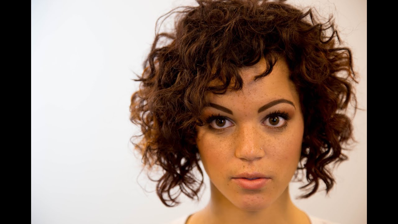 A-Line Bob Haircut On Curly Hair - On The Road Education - Paul Mitchell The School Jersey Shore
