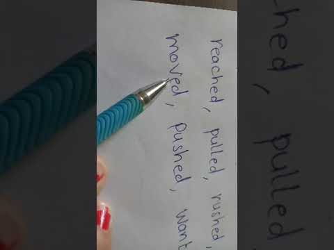 Class 3rd( words ending with ed ) past tense