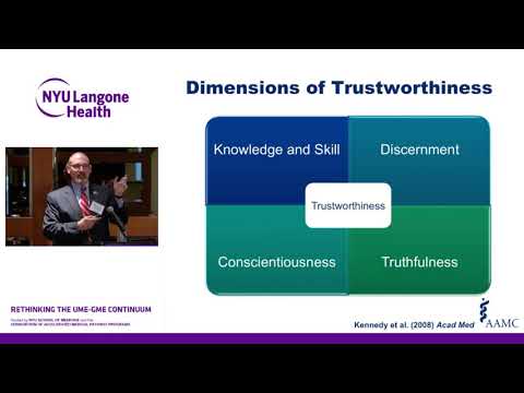 Exploring Trust in the Entrustable Professional Activities
