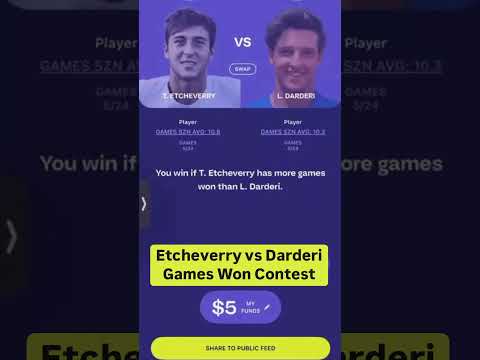 Etcheverry vs Darderi Lyon SF Contest