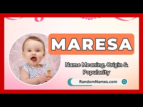 Maresa - Baby Girl Name Meaning, Origin & Popularity - RandomNames.com