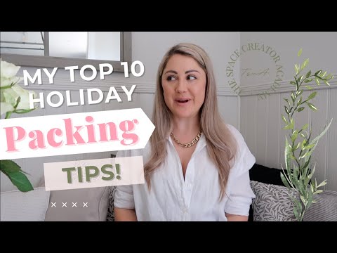 10 TRAVEL PACKING TIPS | Holiday Packing Organisation + FREE Packing Checklist